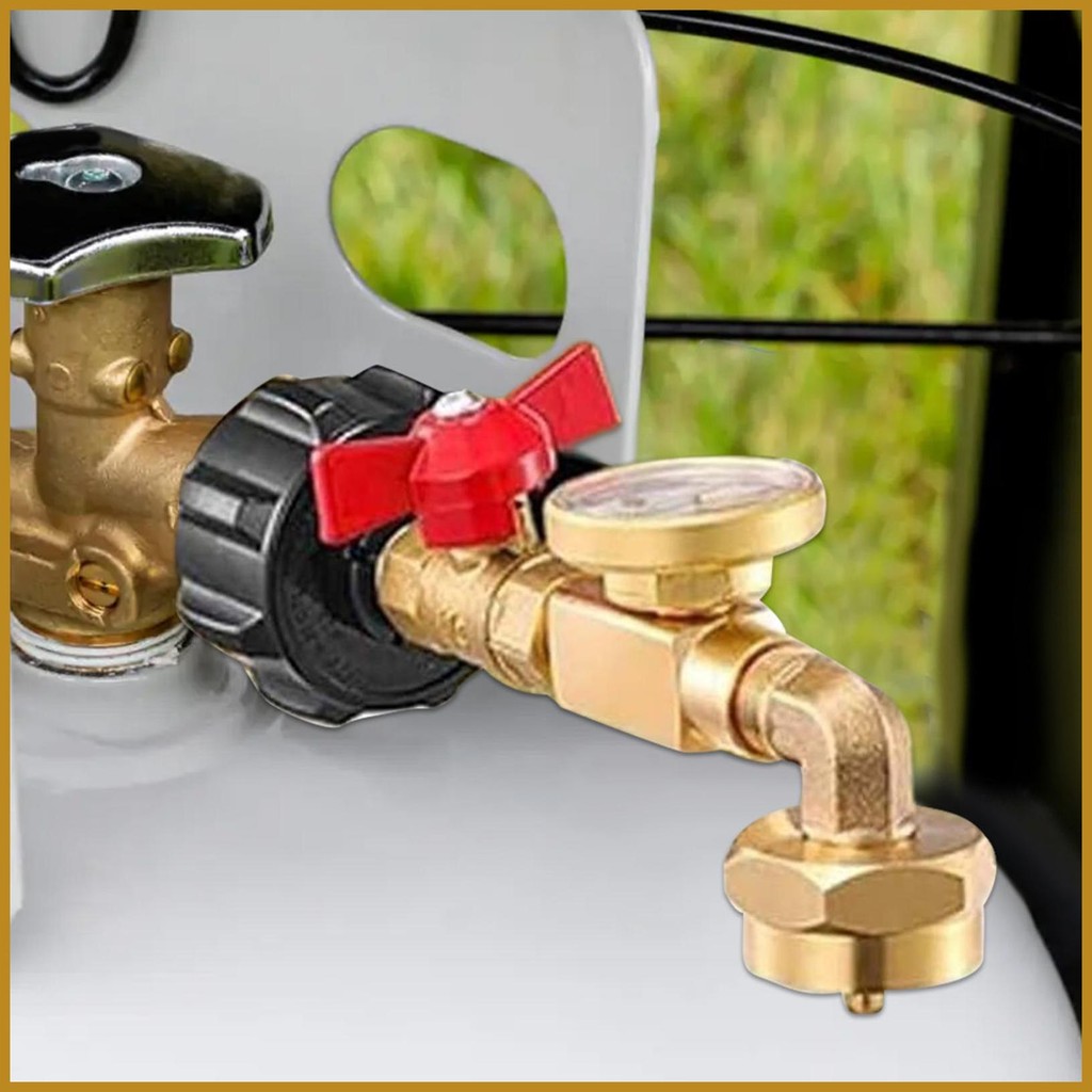 Propane Filler Adapter 1 Lb 90-Degree Elbow Propane 1lb Refill Adapter ...