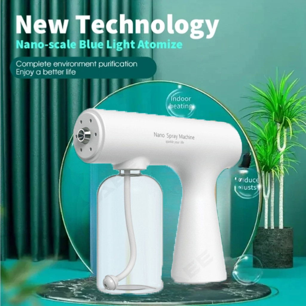 Blu-Ray Wireless Sanitizer Sprayer Rechargeable Nano Steam Water Spray ...