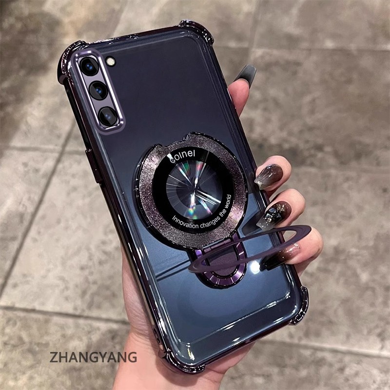 Case For Samsung S20 fe s20 plus S20 Ultra Clear Case Thickening Plated ...