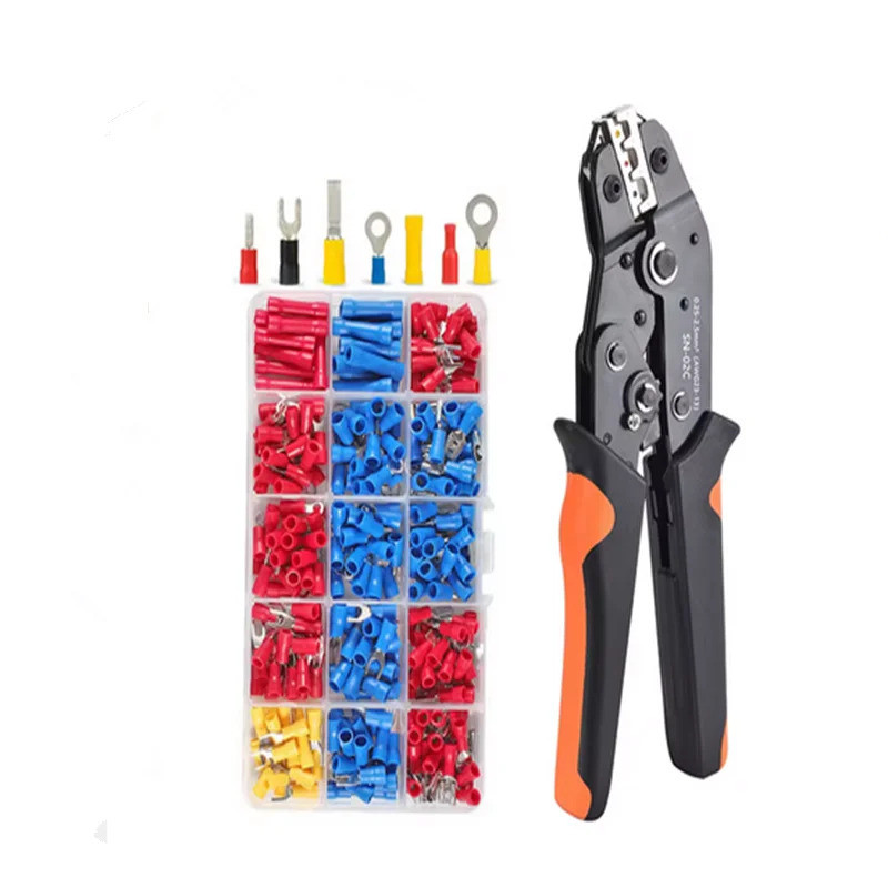 SN-02C Wire Crimping Tool Set Insulated Wire Electrical Connectors ...
