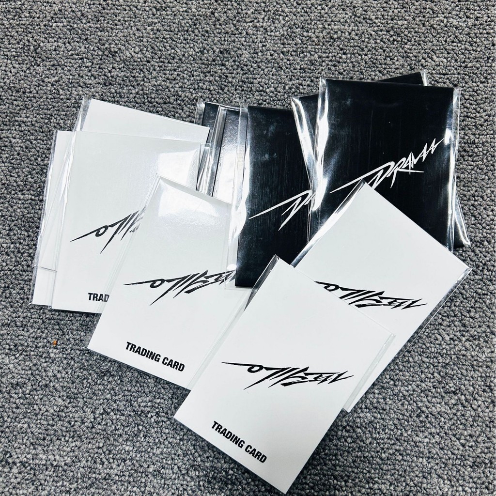 Kpop Aespa Small Card Drama Black and White Random Card Idol ...