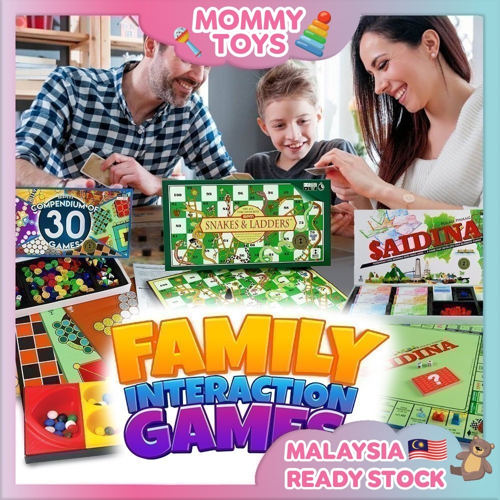 SPM Board Game Series Mainan Keluarga Papan Family Traditional Game ...