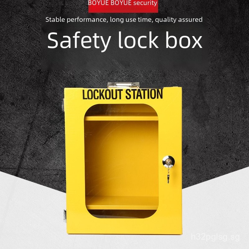 Safety Lock Management Box Visual Wall-Mounted Transparent Lock ...