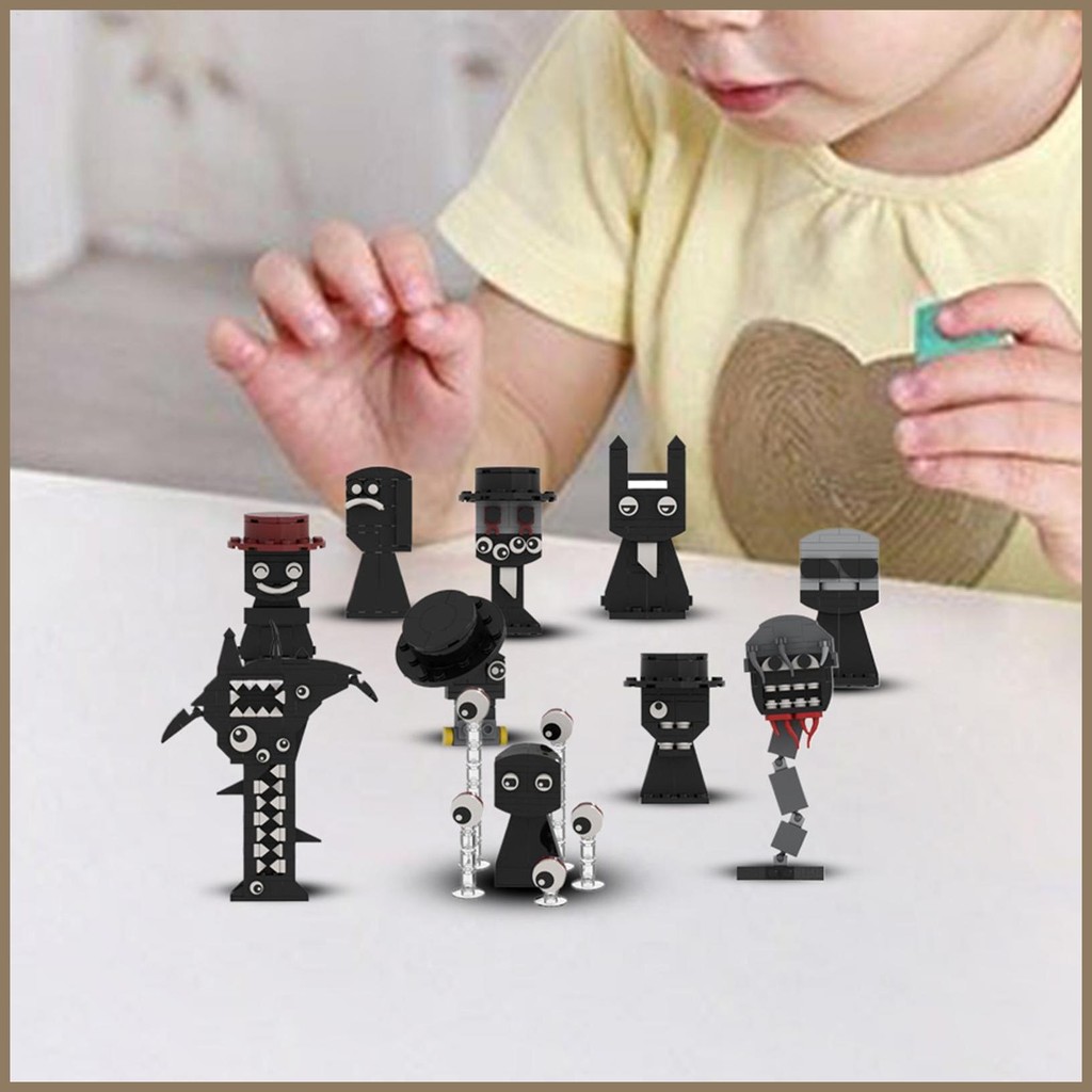 For Sprunki Character Model Bricks Game Character Bricks Model Building ...