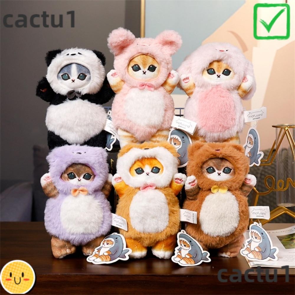 DIEMON Mofusand Shark Cat Plush Toy, Panda Shark Cat Plush Cross ...