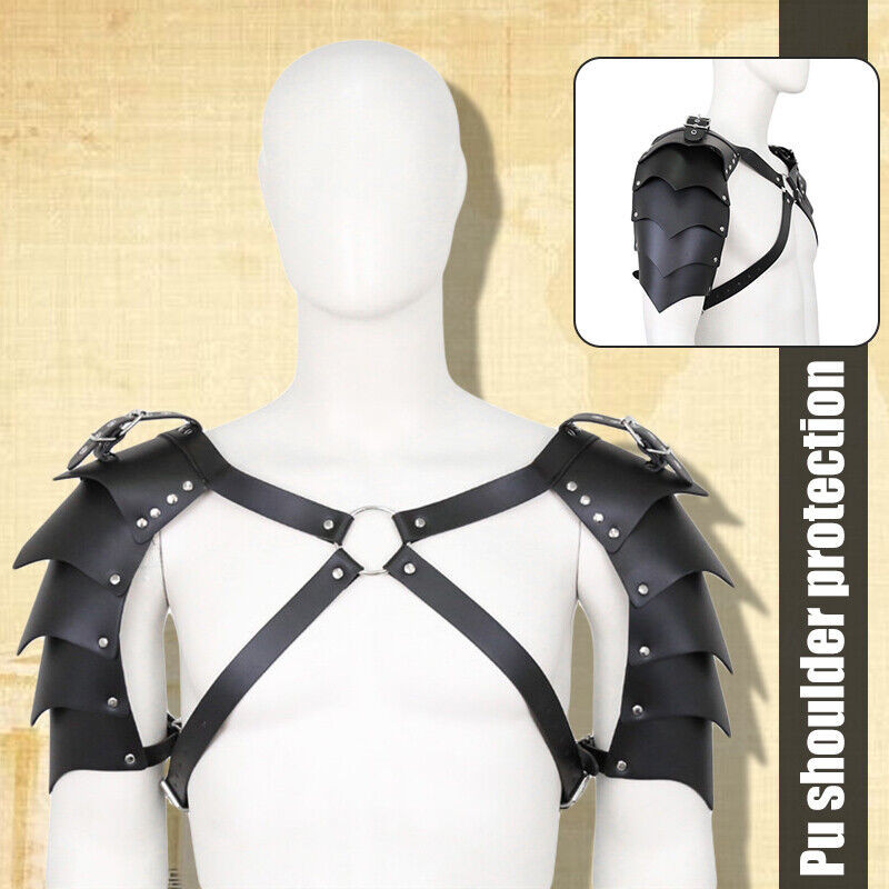 Medieval Shoulder Armor Gladiator Samurai Battle Knight Pauldrons ...