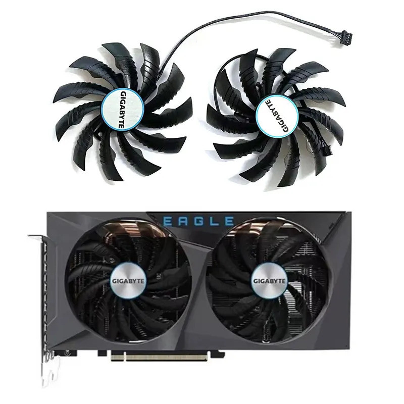 Brand new for Gigabyte RTX 3060 3060Ti EAGLE OC graphics card 95MM 4PIN ...