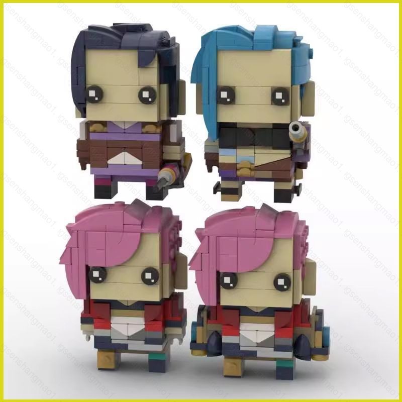 PS1 League of Legends Building Blocks Ekko Jayce Jinx Victor Vi Arcane ...