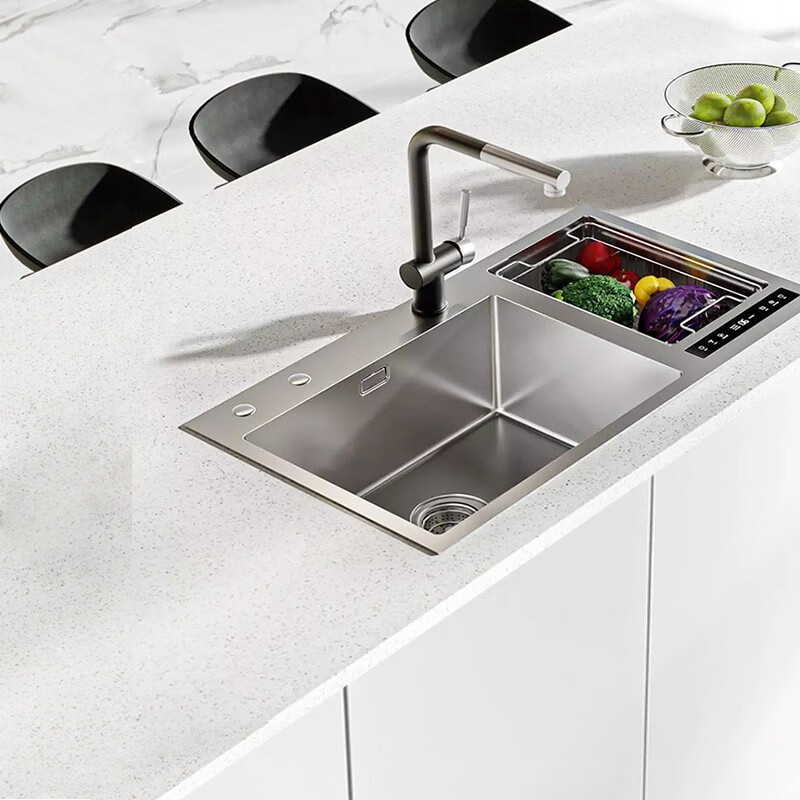 Mishijie Mi Home Smart Ultrasonic Cleaner Sink Type Built-in Fruit and ...