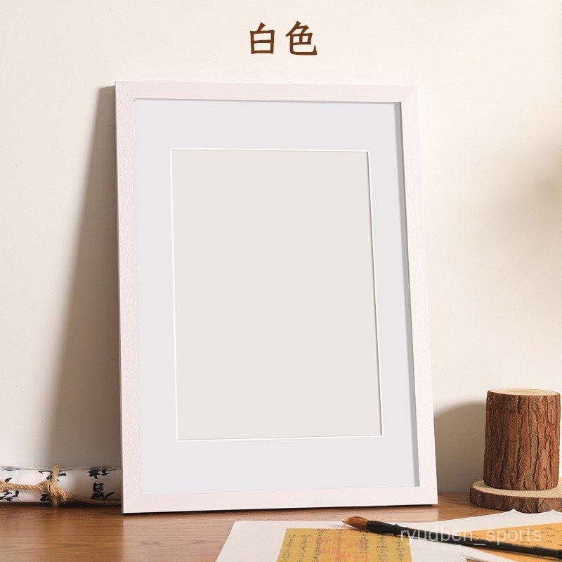 Solid Wood Calligraphy Photo Frame Blank Picture Frame Mounting y ...