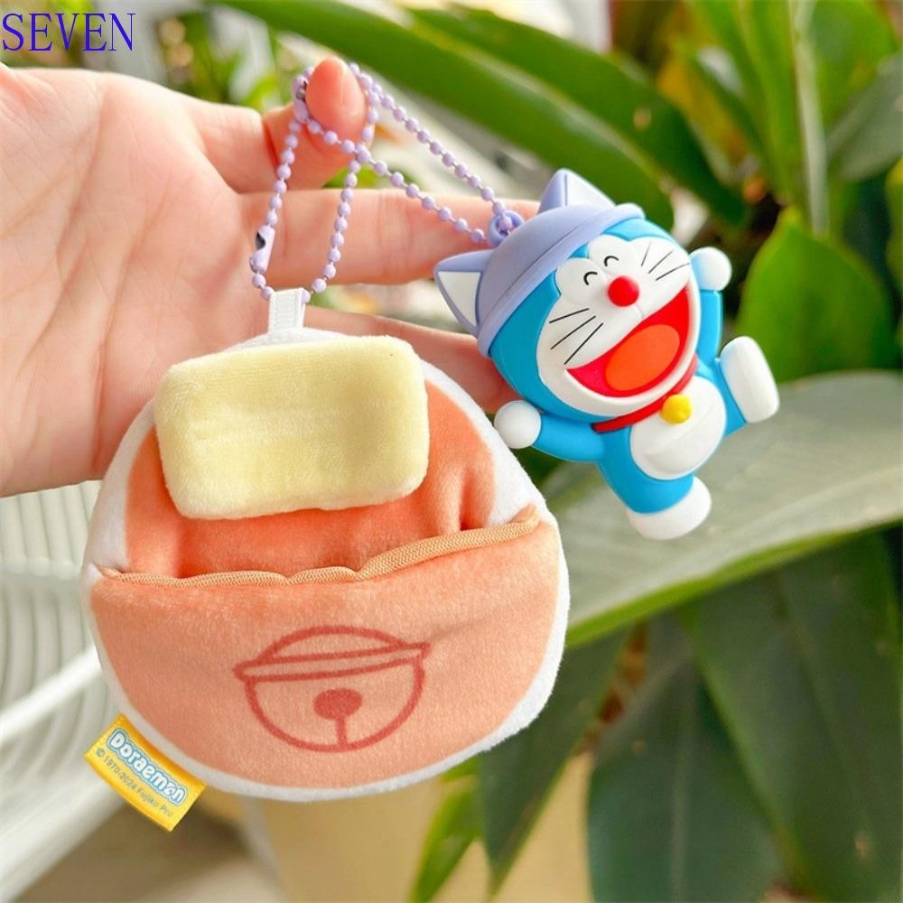 SEVEN Sleeping Doraemon Keyring, Anime Creative Good Night Doraemon ...