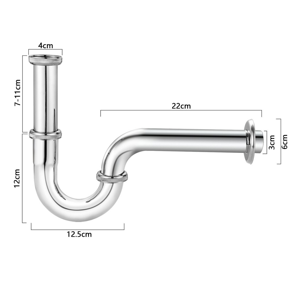 （Big promotion）Stainless Steel 1/4'' x 32mm Waste Drain Valve Siphon ...