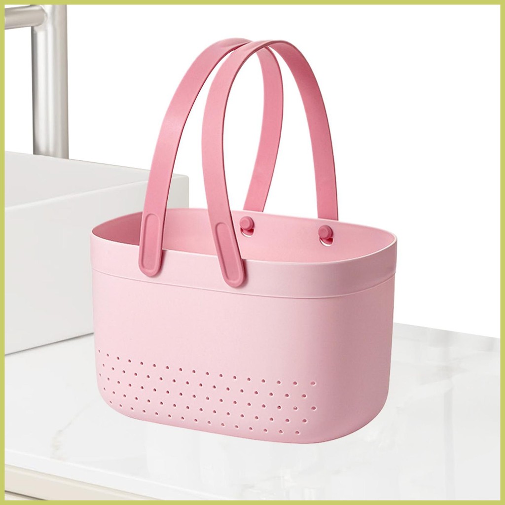 Bathroom Toiletry Basket Drainage Box for Shower Portable Shower Basket ...