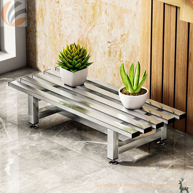 Stainless Steel Flower Stand Balcony Flower Stand Single Layer ...