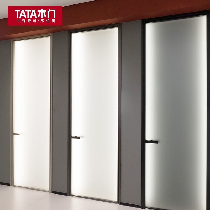TATA Wooden Door Restroom Door Bathroom Door Glass Door Rental House ...