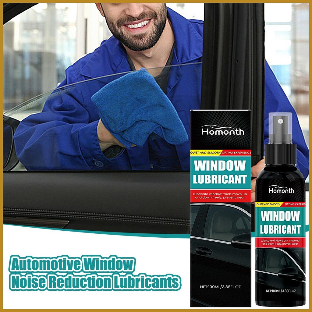 Car Window Lubricant Noise Reduction Sliding Glass Lube Gentle Glass ...