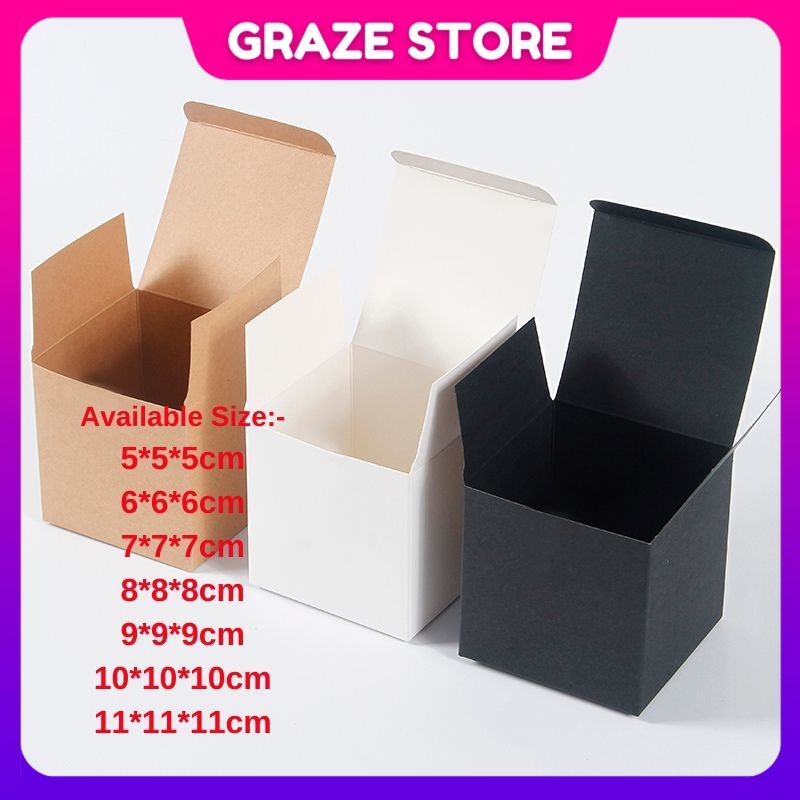 10pcs Square Paper Box Box Candy Box Perfume Box Square Kraft Box ...