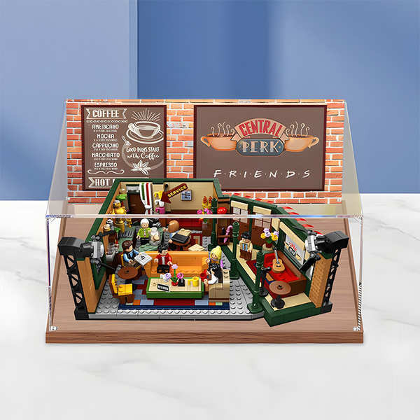 display stand acrylic display box Suitable for LEGO Friends Cafe Acrylic Display Box 21319 Model ...