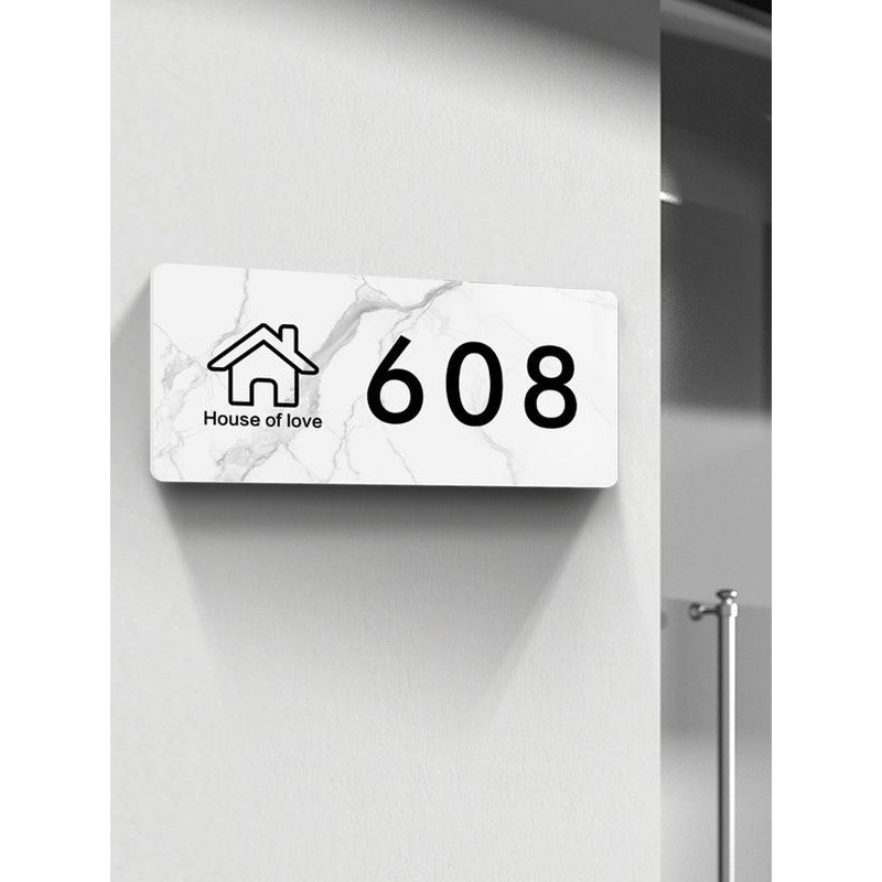 house number Hdb Unit Number door sign/Number platehouse/Customized ...