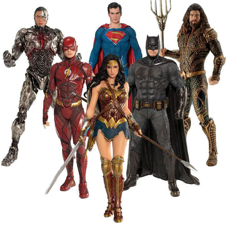Justice League Model Wonder Woman ART Superman ---The Flash Cyborg ...