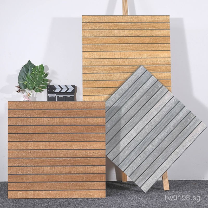600x600Tile Wear-Resistant Sunroom Courtyard Wood Grain Tile Wall Tile ...