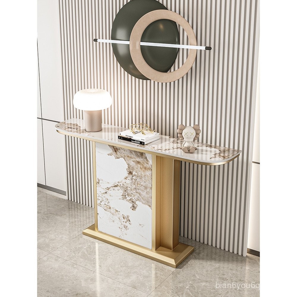 Italian Style High-End Light Luxury Entryway Table Modern Minimalist ...