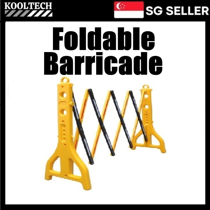 Foldable barricade & Portable Reflective Safety Barrier Water Filled ...