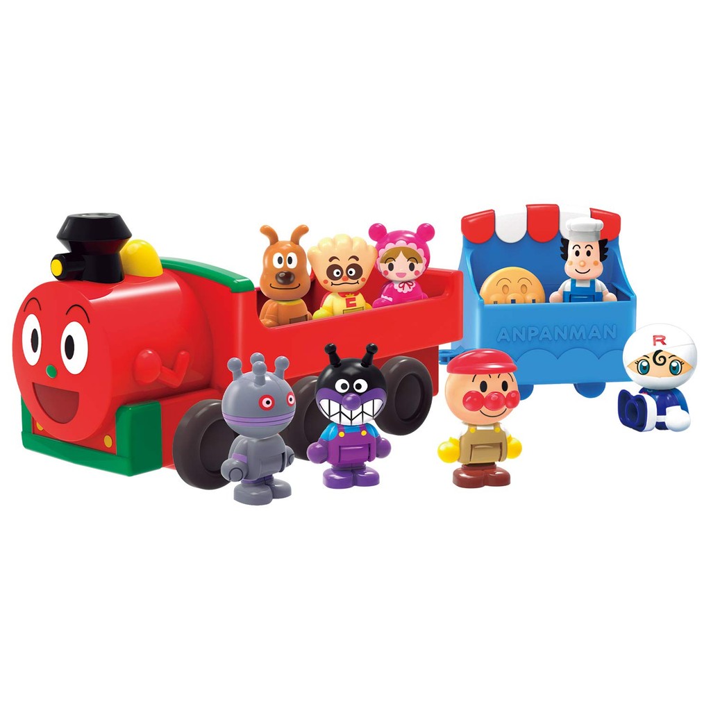 Anpanman Anpanmans First House Doll Set SL Man and 8 Friends Ages 2 and ...