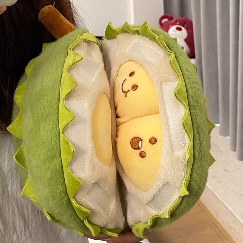 46874 Durian Doll Plush Toy Tearable Decompression Durian Doll Creative ...