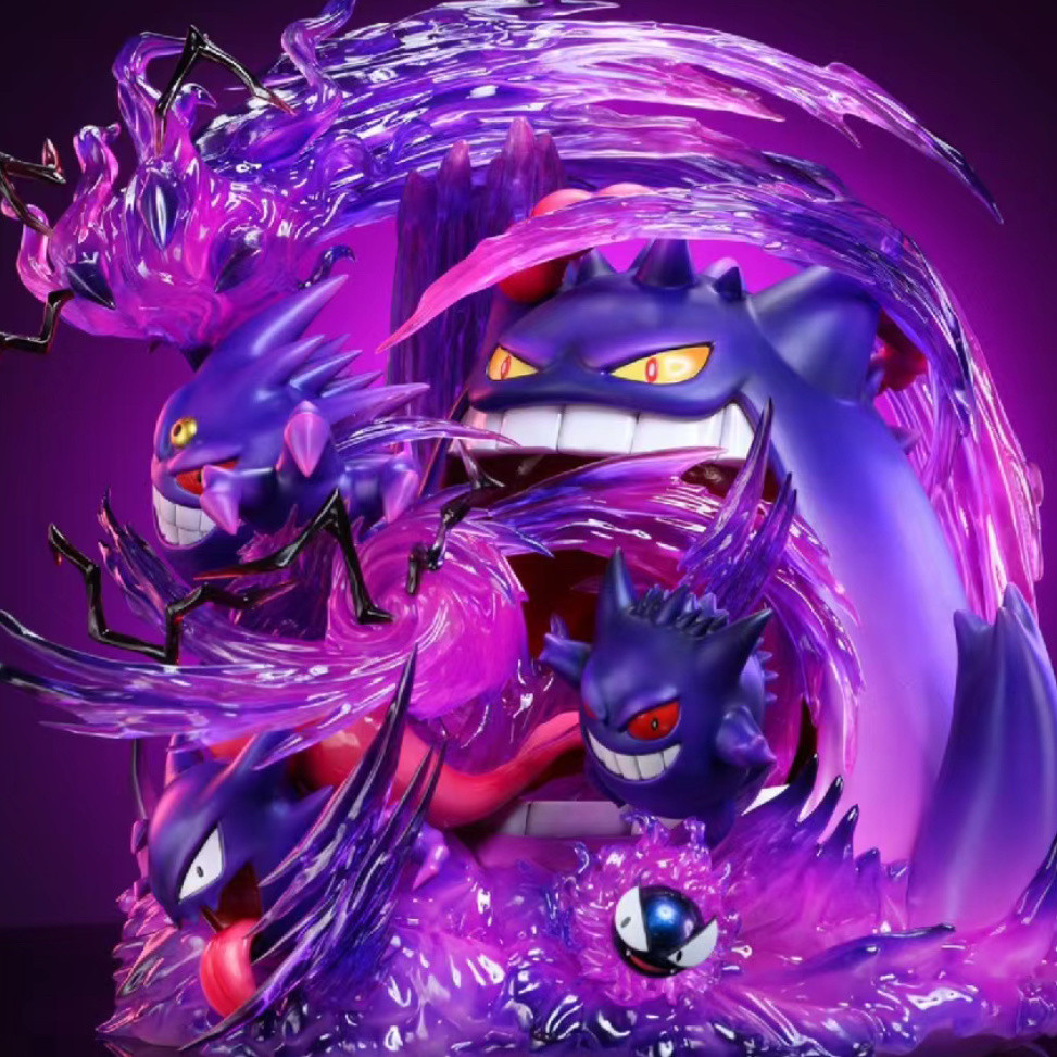 Pokemon Pikachu Jenny Turtle Gengar Multi-Style Elf Figure Toy Room ...