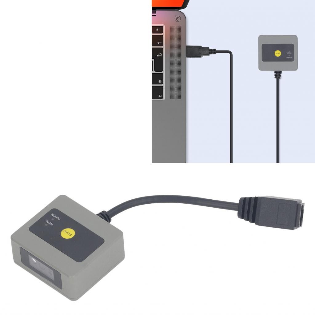 Supergoodsales Embedded Barcode Scanner USB Interface Fixed Mount Scan ...
