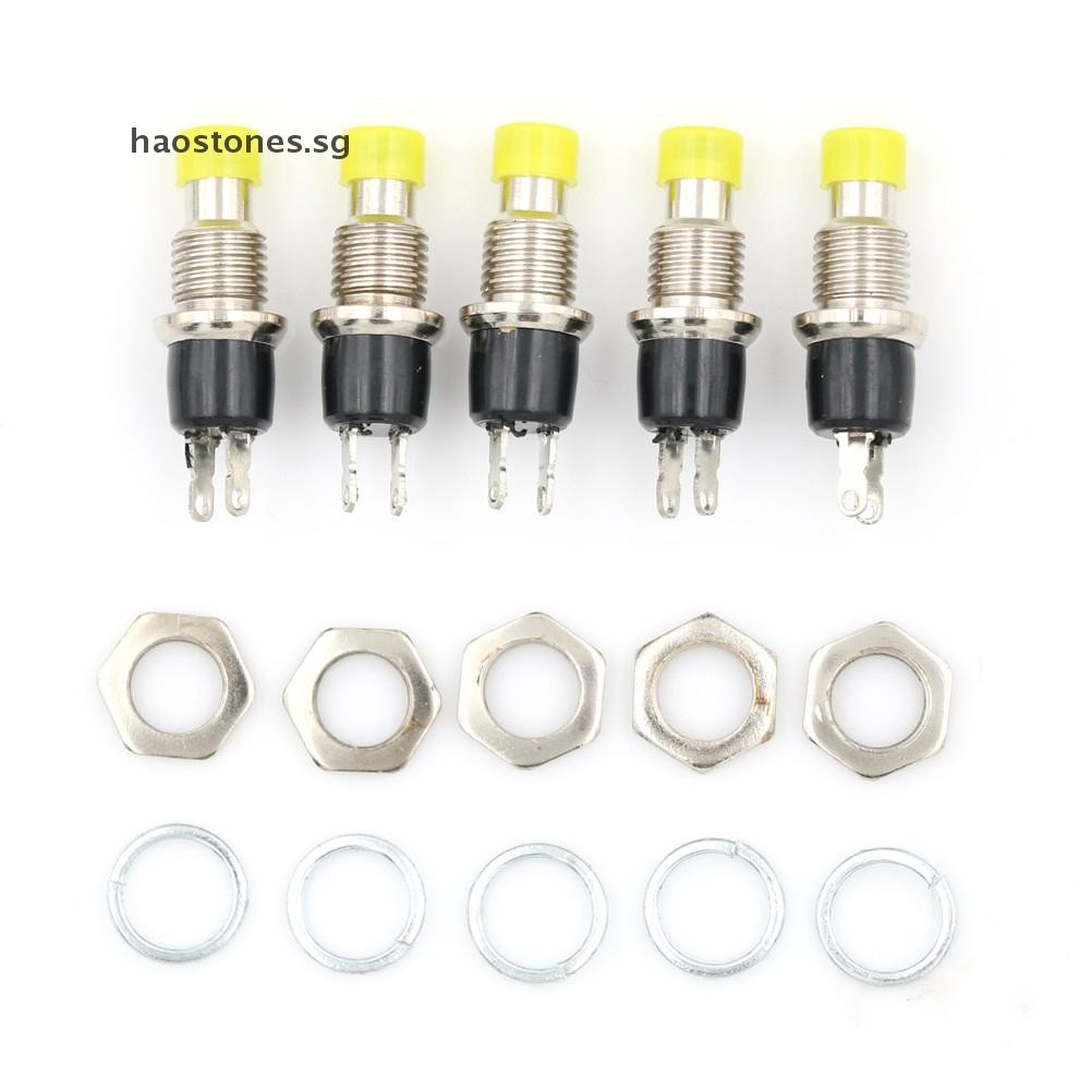 Hao 5pcs 5mm Momentary Push button Switch Press the reset switch Normally Open SG | Shopee Singapore