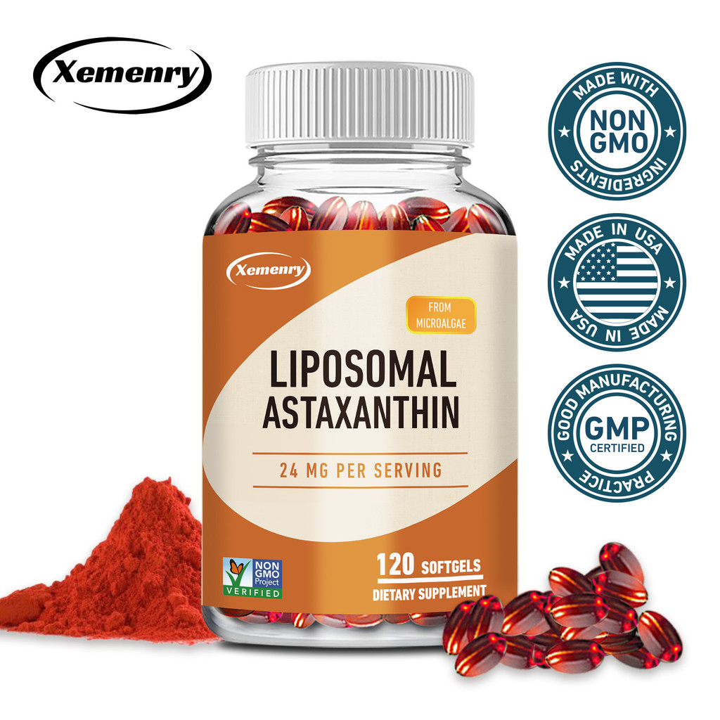 Astaxanthin From Microalgae 24 mg 30/60/120 Softgels | Astaxanthin from ...