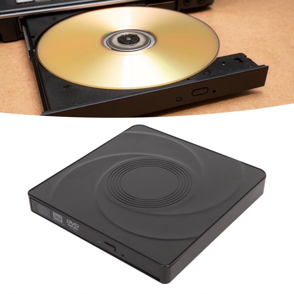 Supergoodsales External CD DVD Drive Enclosure 5Gbps Optical Disc Kit ...