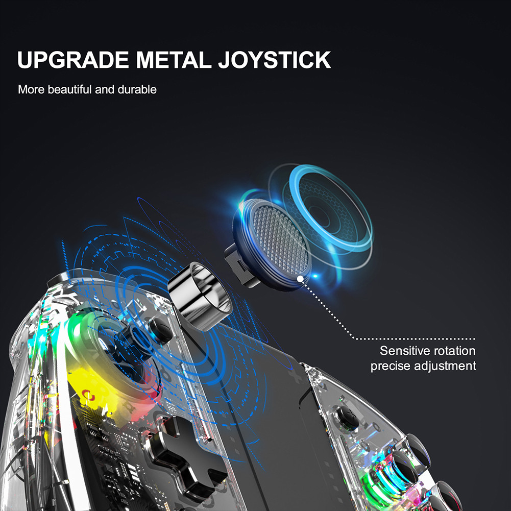 Wireless Controller for Switch/OLED Gamepad Dual Vibration/Turbo ...