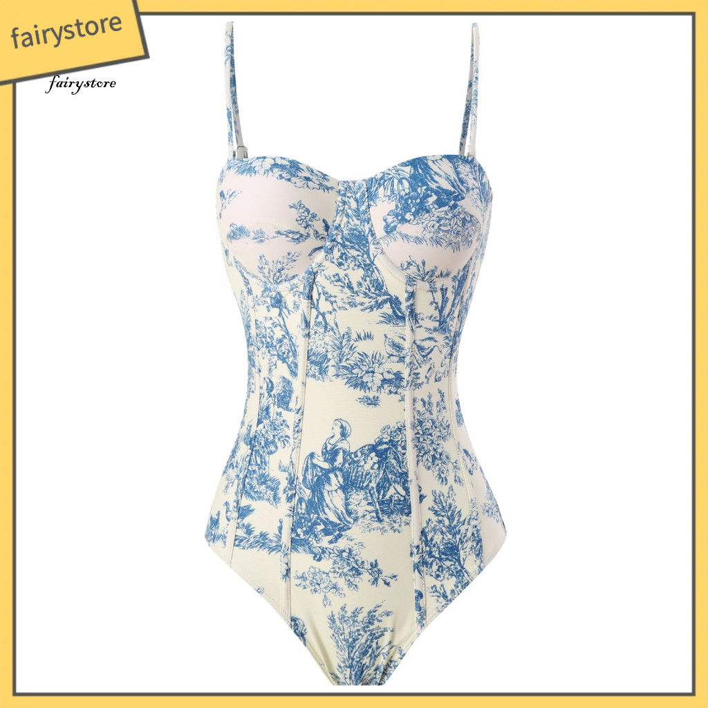 Fairystore| Chiffon Cover-up Swimsuit Women Swimsuit Set Sexy Lace-up ...