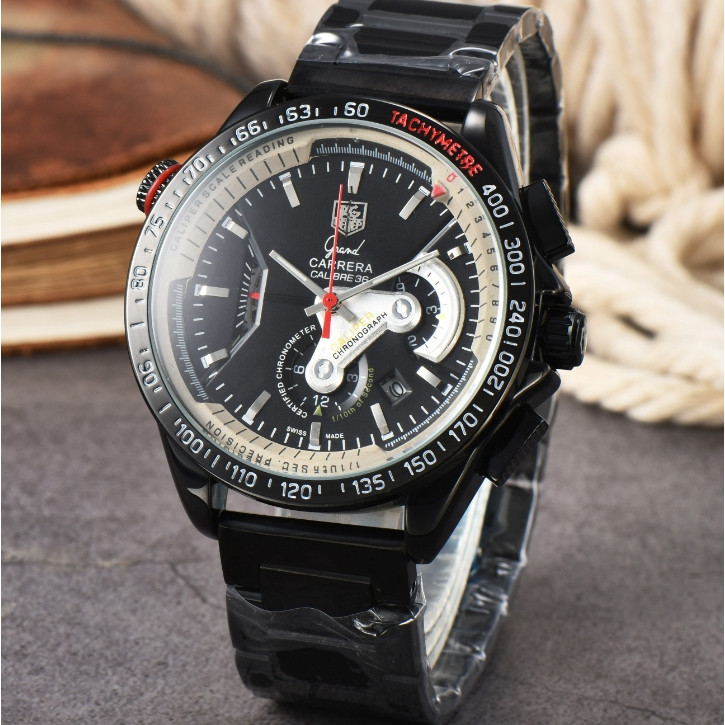 tag Heuer Men's watch Multi-Function Pointer Chronograph Stainless ...