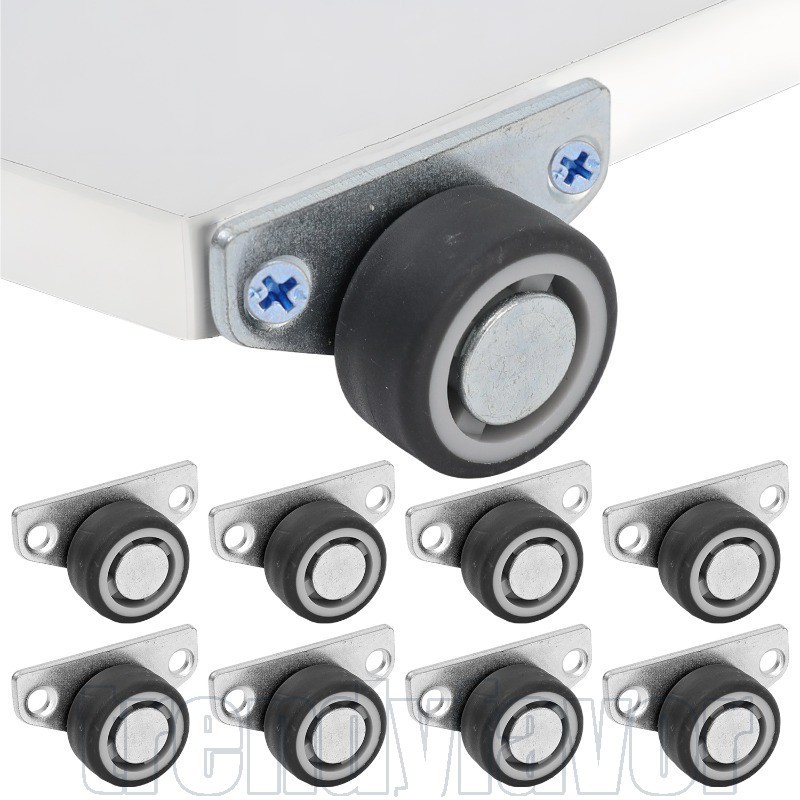 1/4Pcs Side-Mounted Casters with Screw - Furniture Caster Wheel ...