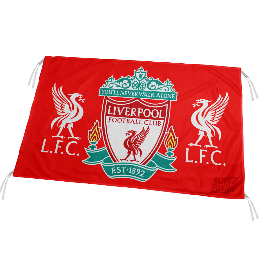 Original FC Liverpool Flag Liverpool FC Football Club Flag Small-Large ...