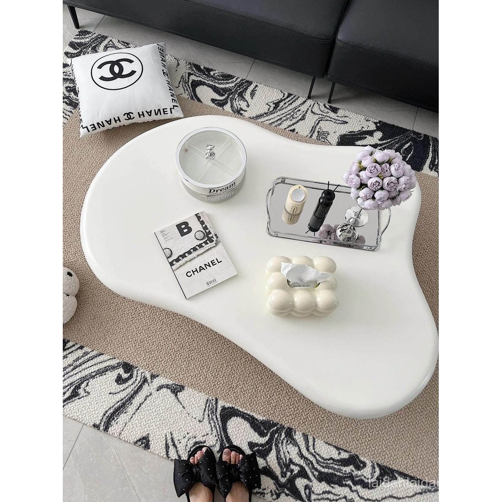 Cloud Coffee Table Cream Style Small Table Living Room Home Small ...