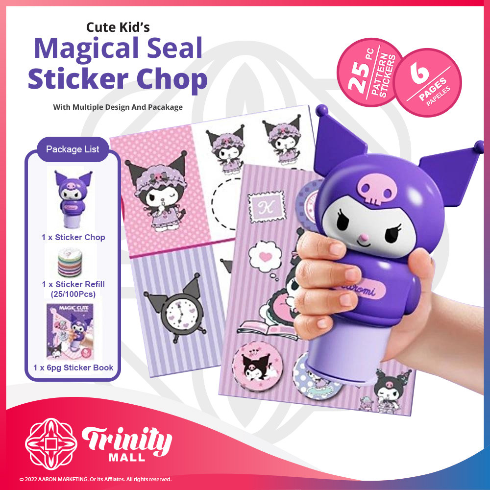 TRINIRY Cartoon Sticker Stamp Kids Educational Montessori Toys Reward ...