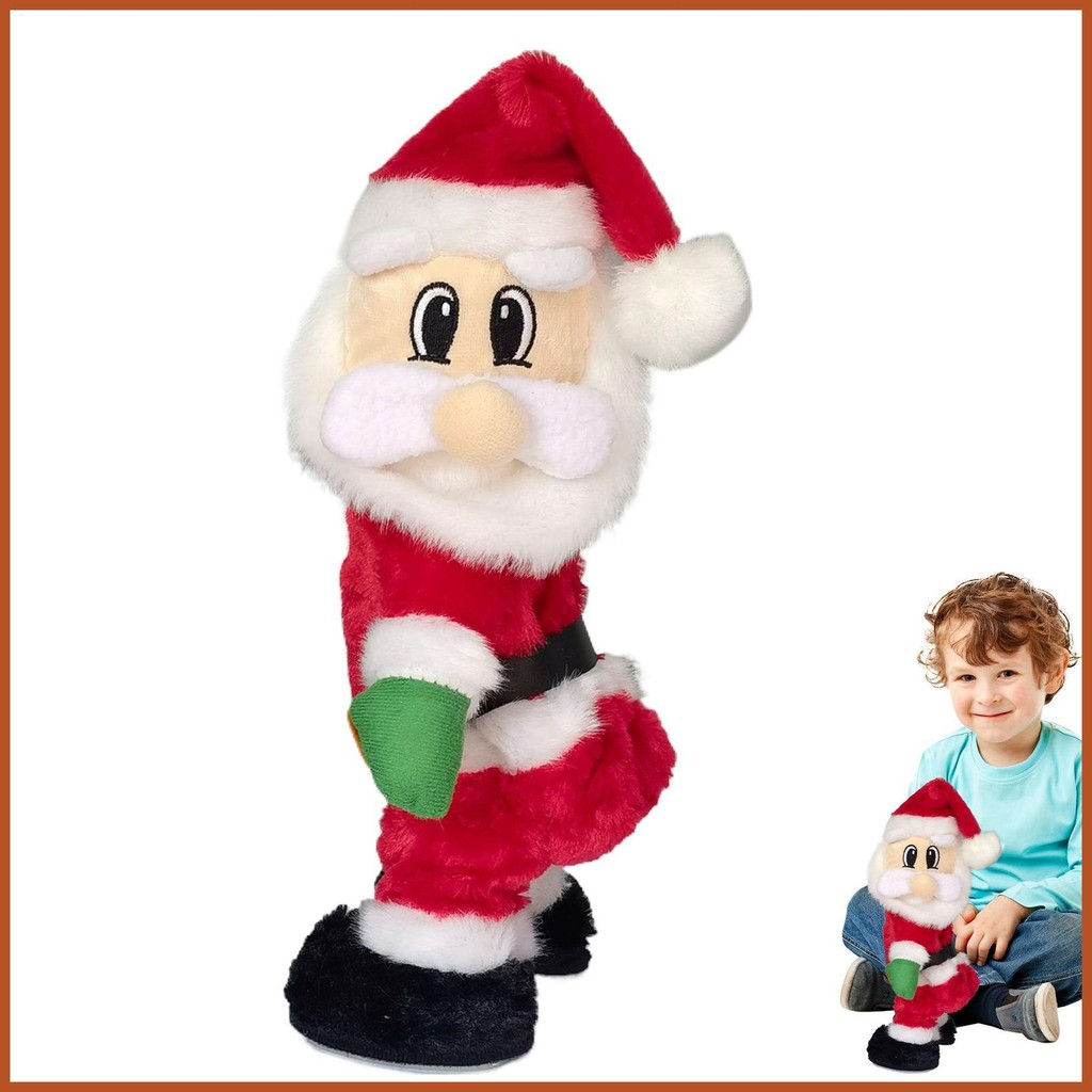 Twerking Santa Butt Shaking Christmas Stuffed Plush Doll Singing and ...