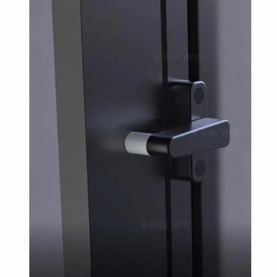 Ultra-narrow Sliding Door Lock Simple Lock Aluminum Alloy Door Buckle ...