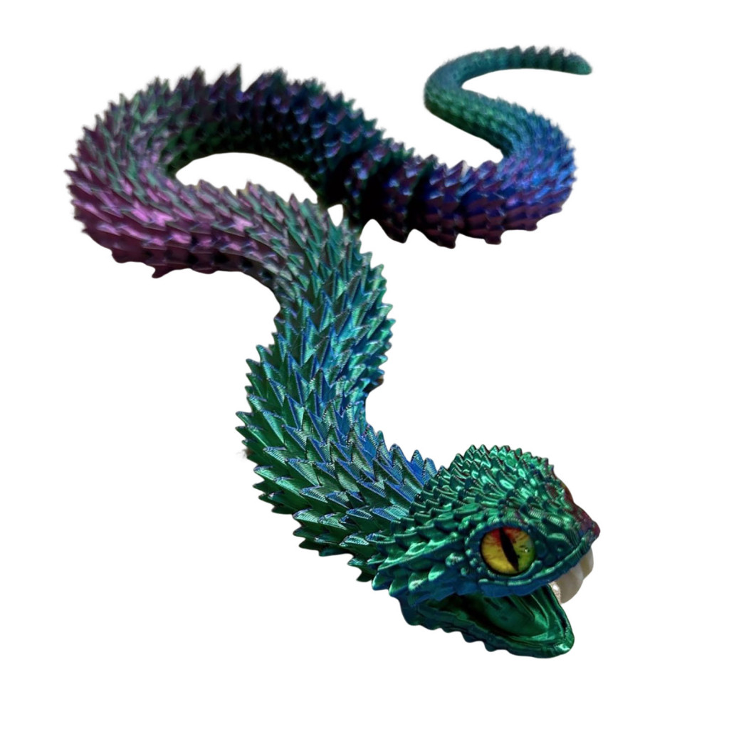 Role-playing Snake Decoration Articulated Snake Toy Flexible Fidget ...