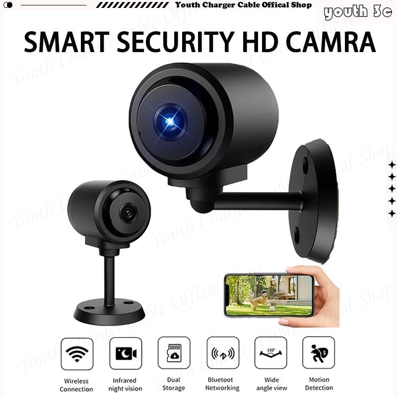 Wireless WiFi Camera IR Night Vision Motion Detection Mini Security ...
