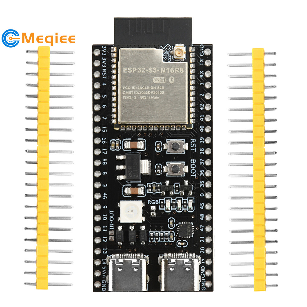 ESP32-S3 WIFI BT Development Board Onboard ESP32-S3 S3 N16R8 N8R2 Module With Antenna Base Dual ...