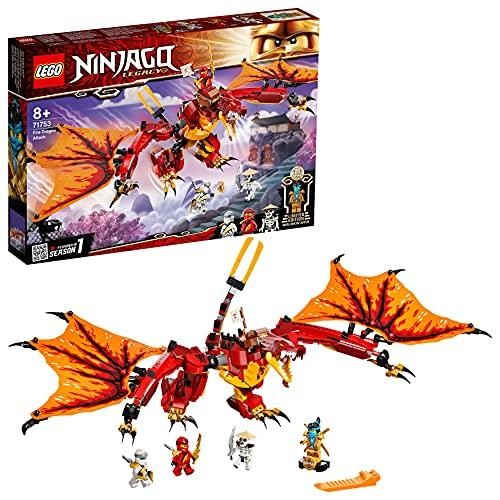 LEGO Ninjago Legacy Fire Dragon Attack 71753 Toy Ninja Boy Bricks ...