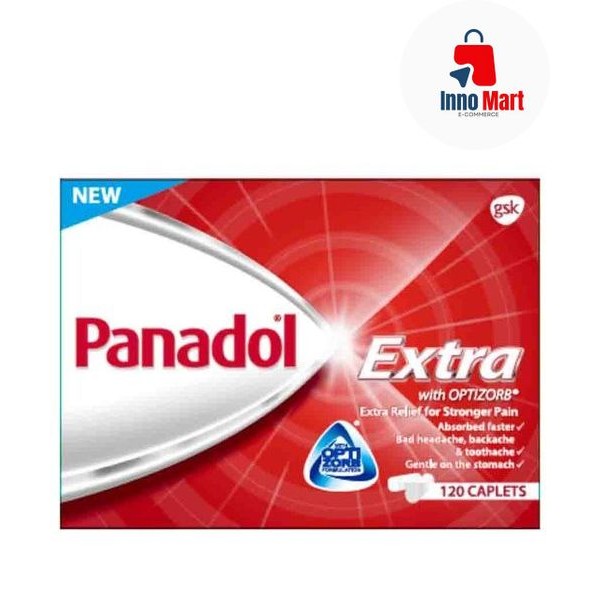 Panadol Extra With Optizorb Caplets 120s | Shopee Singapore