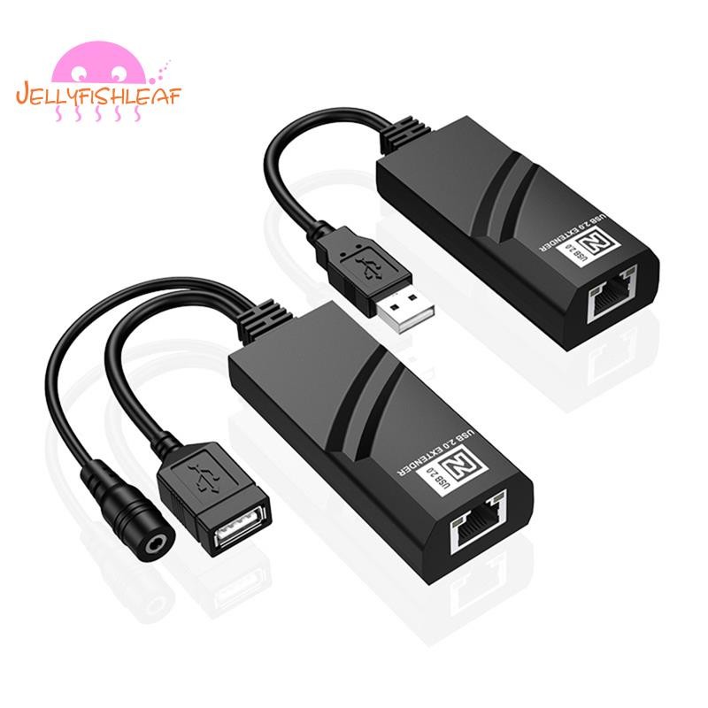 USB 2.0 Extender over Cat5 Cat5E Cat6 Ethernet Cable Transfer Up to ...