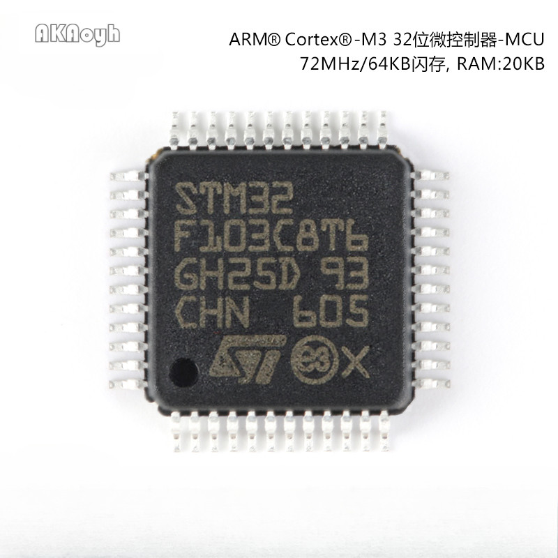IC Original authentic STM32F103C8T6 LQFP-48 ARM Cortex-M3 32-bit microcontroller -MCU | Shopee ...